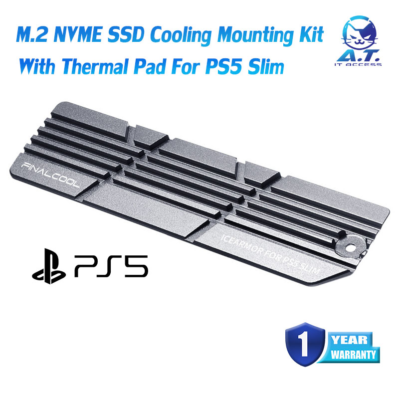 Finalcool M.2 NVMe SSD Cooler SSD Heatsink Gasket SSD Cooling Mounting ...