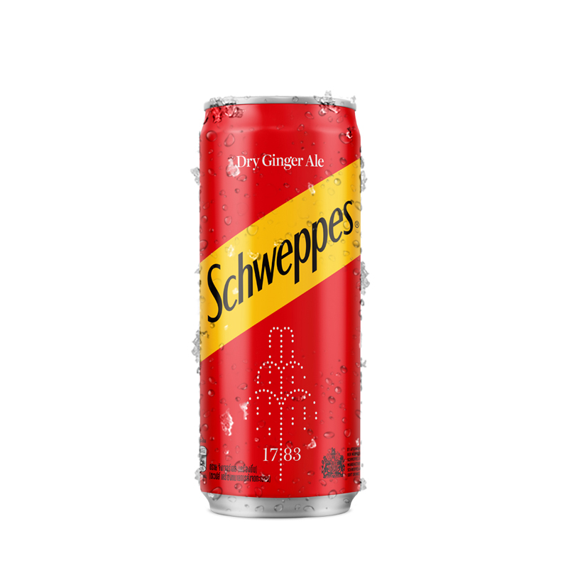 ชเวปส์ มิกเซอร์ จิงเจอร์ เอล 330 มล. 6 กระป๋อง Schweppes Mixer Ginger Ale 330ml Pack 6 - MixASale