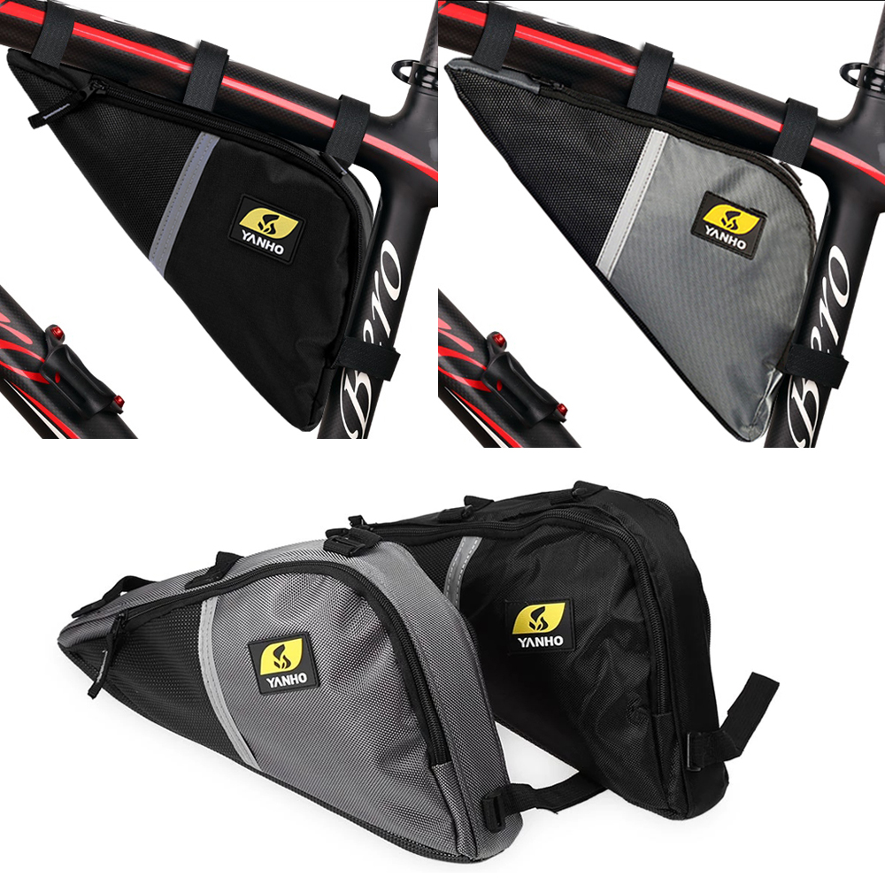 YANHO Water Resistant Bicycle Bag Bike Bag Frame Front Tube Oxford ...