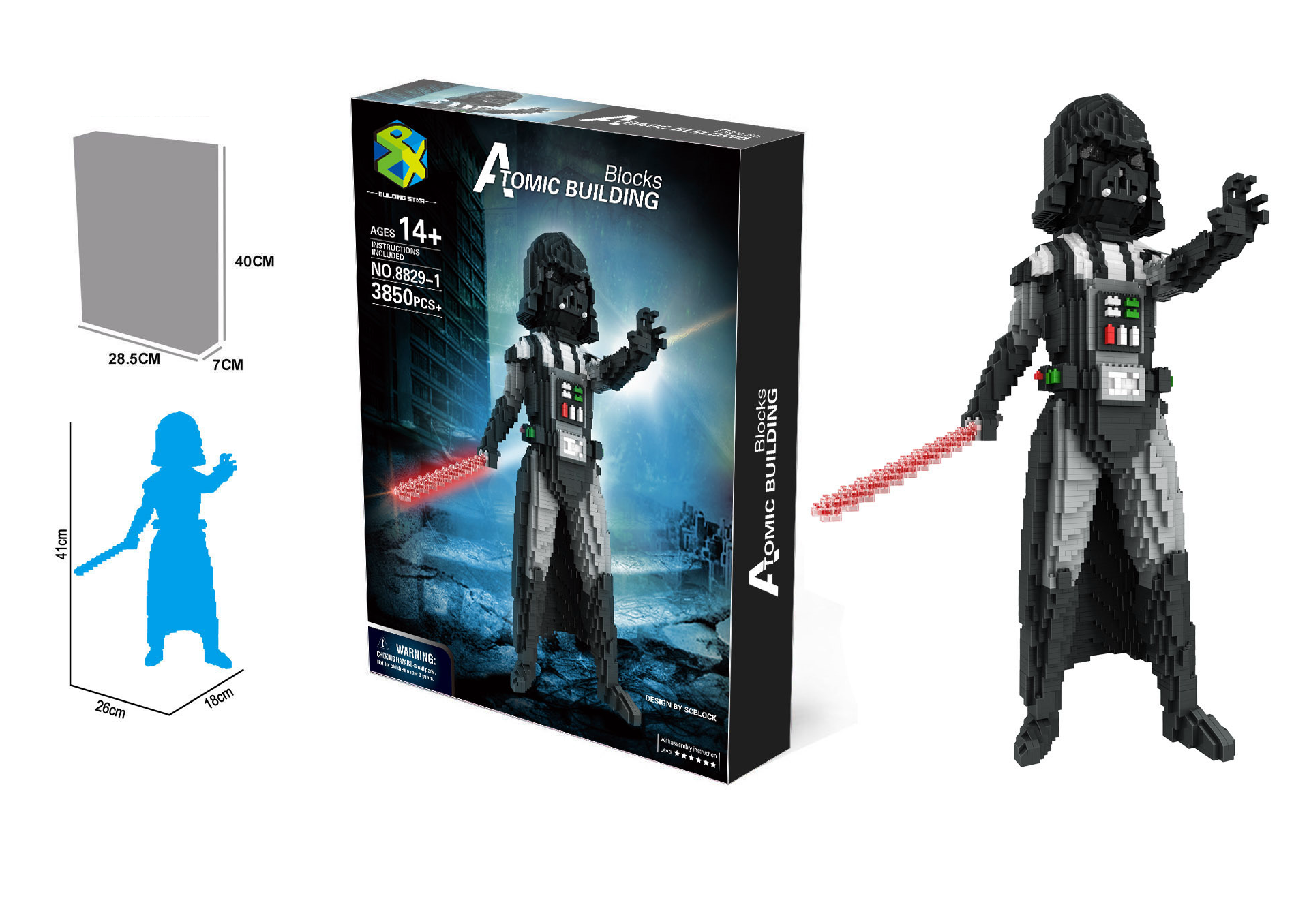 !!พร้อมส่งในไทย!! ตัวต่อเลโกตัวต่อ สตาร์วอร์ ดาร์ธ เวเดอร์&สตรอมทรูป ...