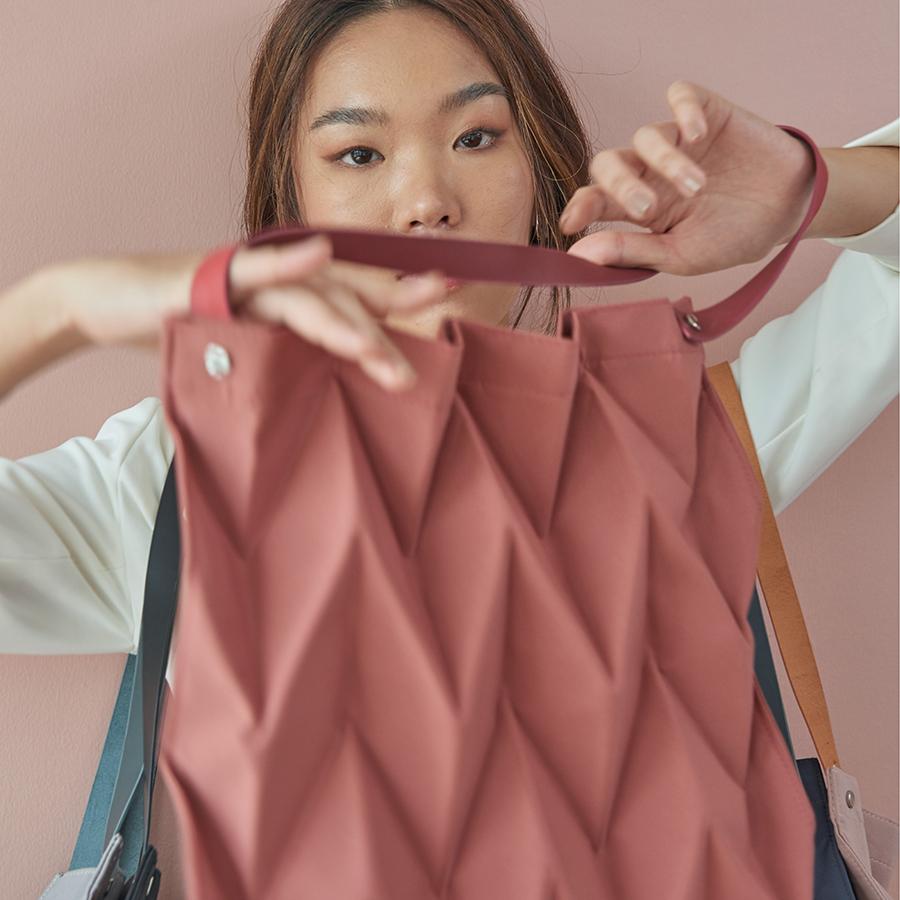 Pavi Studio - W Pleat Rosewood กระเป๋าสะพายข้าง กระเป๋าสะพายผญ กระเป๋า ...