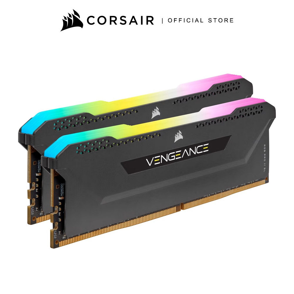 CORSAIR RAM VENGEANCE RGB PRO SL 16GB (2x8GB) DDR4 DRAM 3600MHz C18 ...