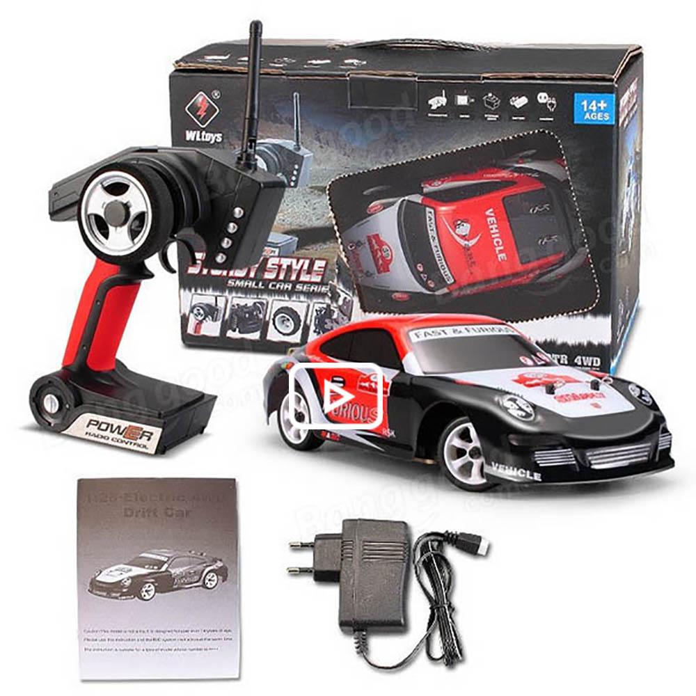 ZJ Wltoys K989 1/28 2.4G 4WD Brushed RC Remote Control Rally Car RTR ...