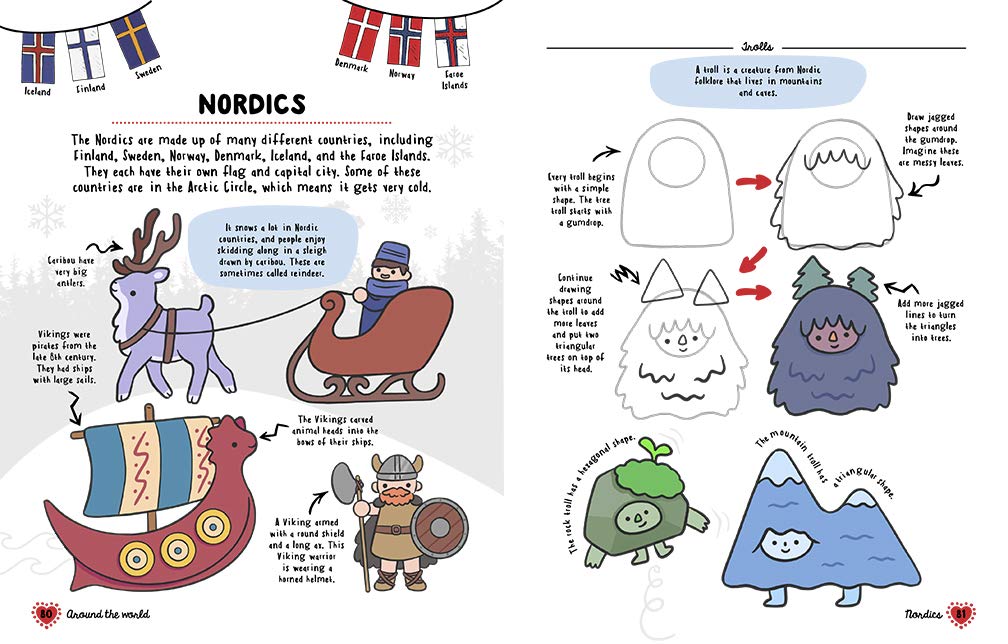 Querida หนังสือภาษาอังกฤษ How to Draw Cute Stuff Around the World (Draw ...