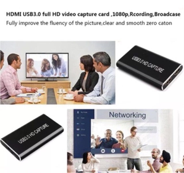 พร้อมส่ง..USB Video Capture HDMI Type-C USB 3.1 1080P HD Video Capture ...