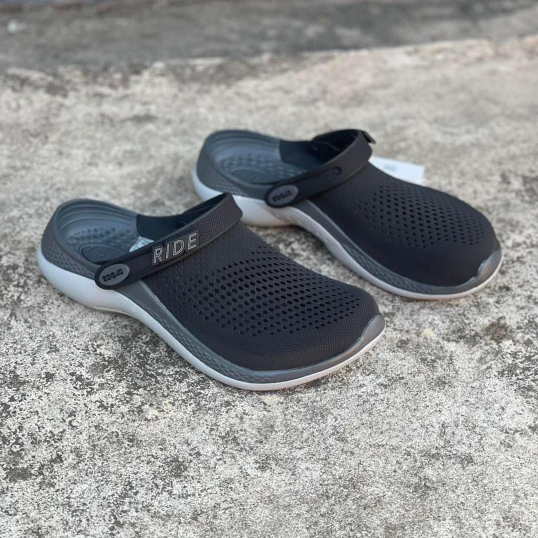 รองเท้าแตะ crocs Ride รุ่นใหม่ล่าสุดพื้นเตี้ย ใส่หญิง 36-40 วัสดุผลิต ...