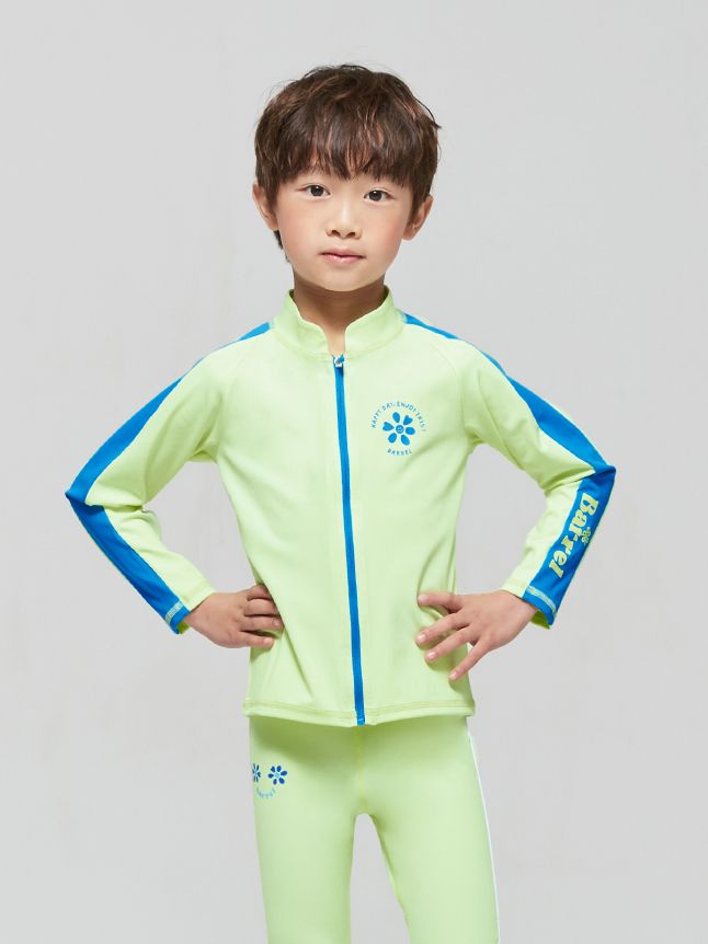 BARREL KIDS ชุดว่ายน้ำ ZIPUP RASHGUARD New Collection - Barrel - ThaiPick