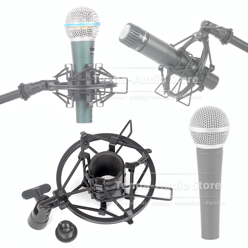 Suspension Spider ไมโครโฟน Shock Mount สำหรับ Shure SM58 SM 58 57 SM57 ...