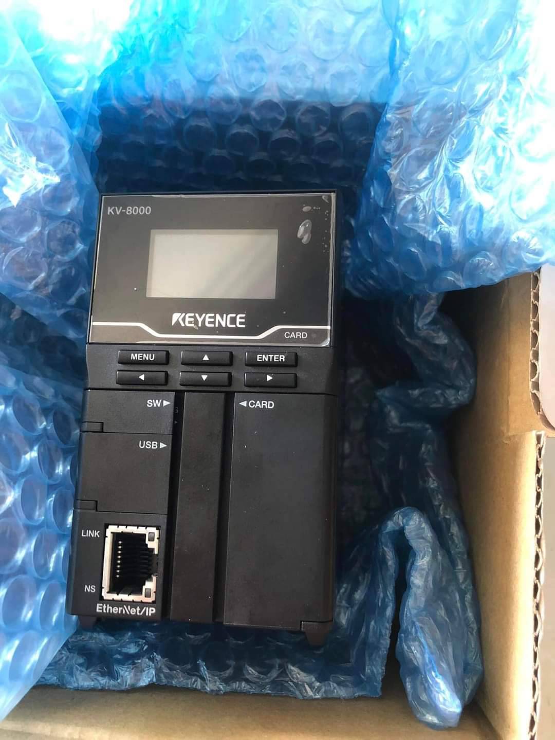 NEW keyence PLC CPU KV8000 ร้อมพอร์ต EtherNet/IP™ ในตัว (สภาพใช้งาน 100 ...