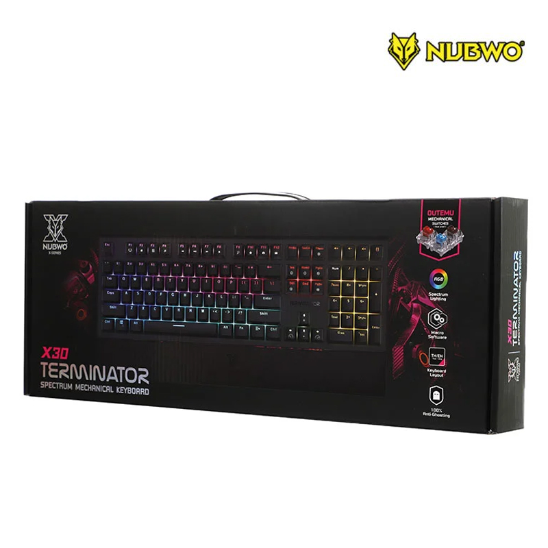 [ทักแชทรับคูปอง] Nubwo Gaming Keyboard รุ่น X30 TERMINATOR - Topvalue ...