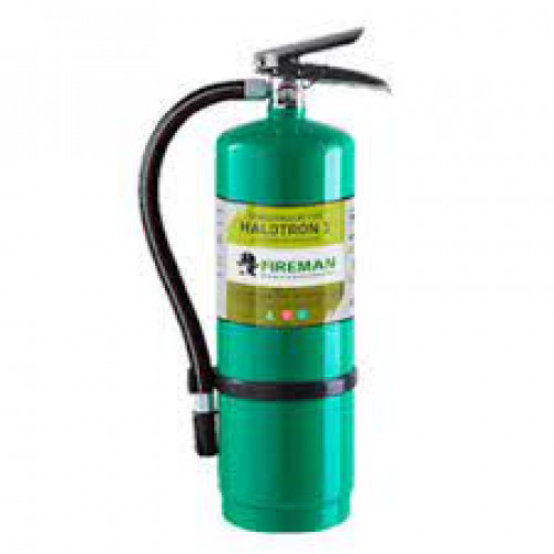 ถังดับเพลิงใช้ดับไฟ Class A,B,C ชนิดน้ำยา Halotron ขนาด 10 ปอนด์ ยี่ห้อ Fireman | Lazada.co.th