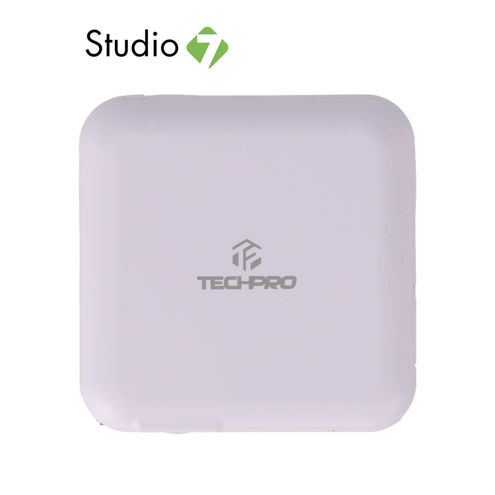 TECHPRO Power Bank 15000 mAh 1xUSB-A /1xType-C LED Display 2 in 1 Cable ...