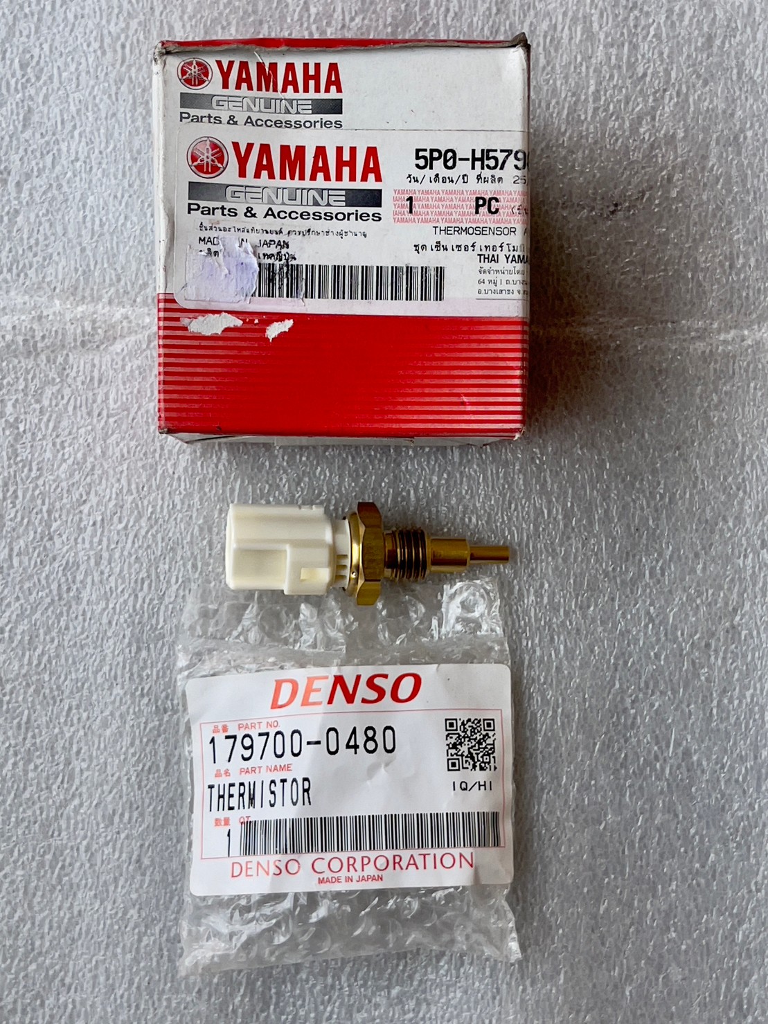 5P0-H5790-00 ชุดเซ็นเซอร์เทอร์โมมิเตอร์ Mio125, Nouvo135 แท้ศูนย์ ...