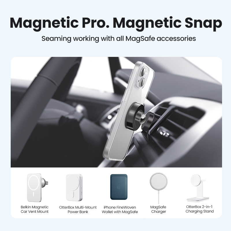 UGREEN Wireless Magnetic Sticker for iPhone 15 14 13 12 11 XS ...