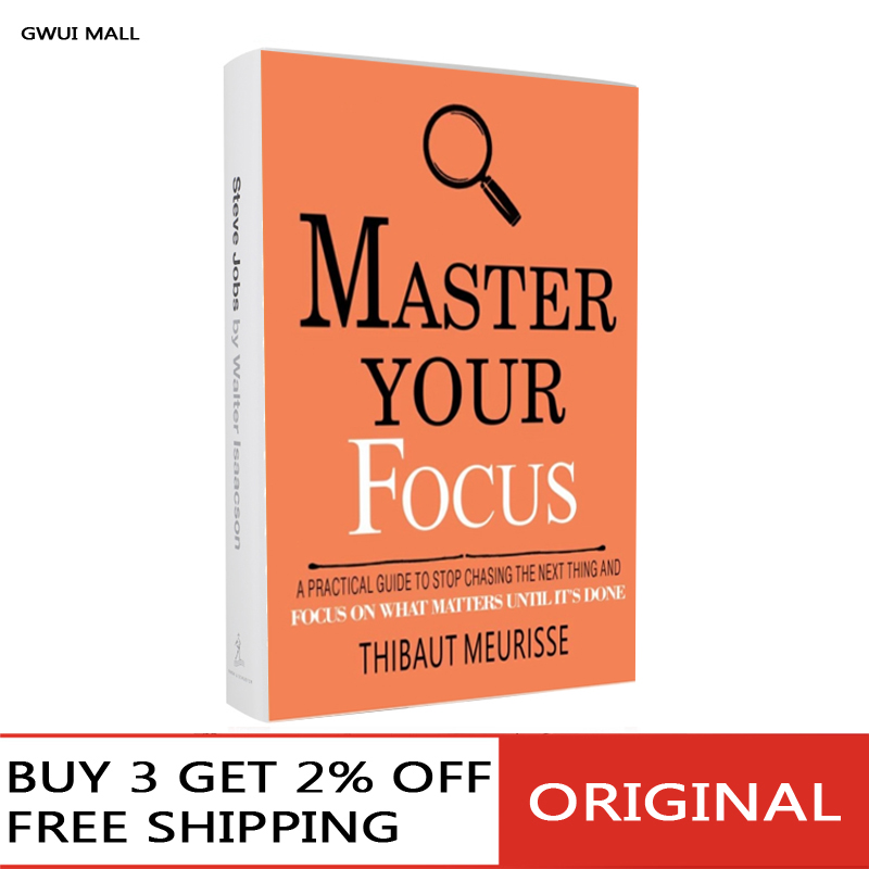 【หนังสือภาษาอังกฤษ】Master Your Focus by Thibaut Meurisse หนังสือพัฒนาตนเอง | Lazada.co.th
