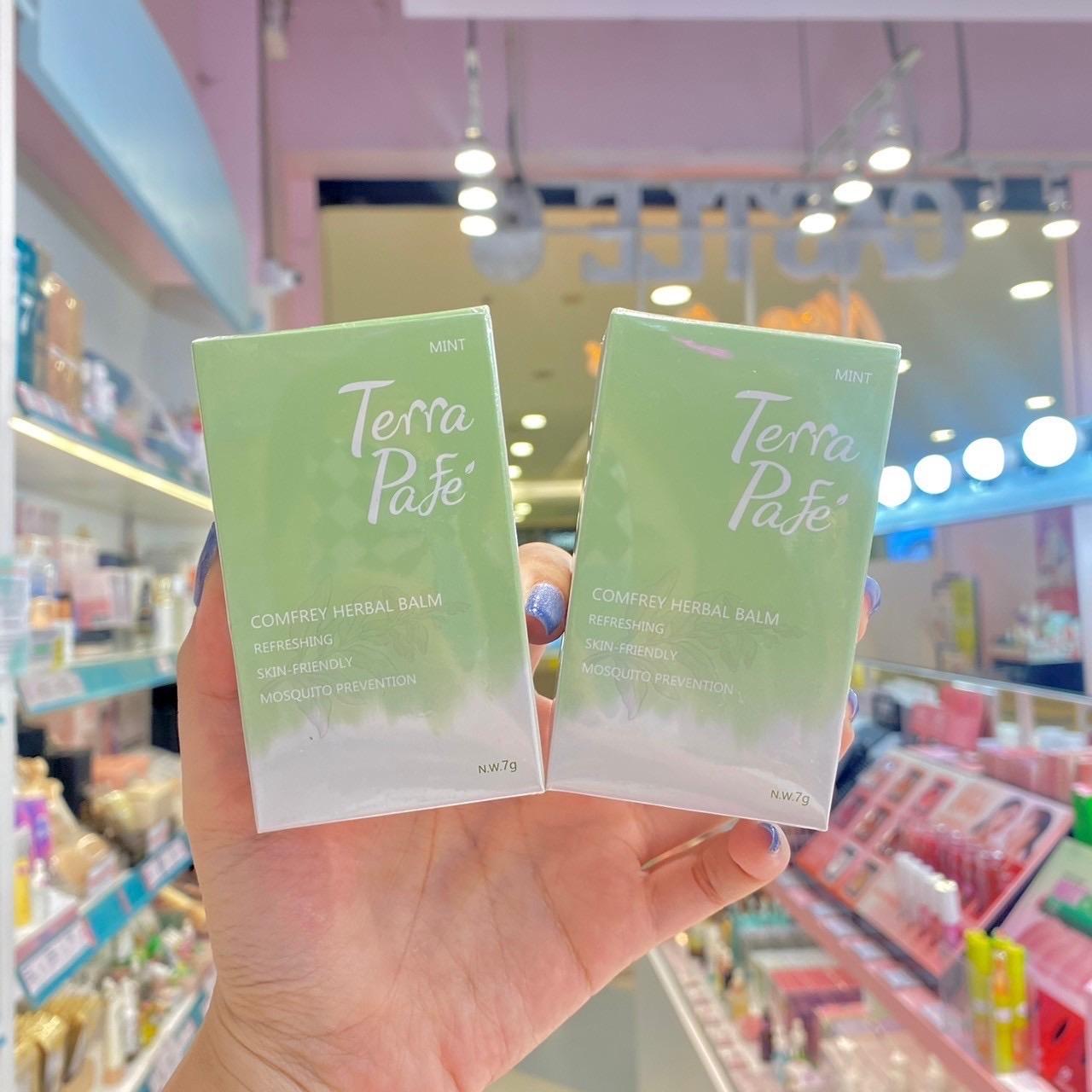 (1 ชิ้น) บาล์มอโรมา เทอร่า พาเฟ่ หอมสดชื่น เย็นสบาย Terra Pafe Comfrey ...