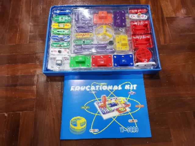 ของเล่นเด็กเสริมพัฒนาการ Electronic Blocks Kit บล็อก วงจรไฟฟ้า เพื่อการ ...