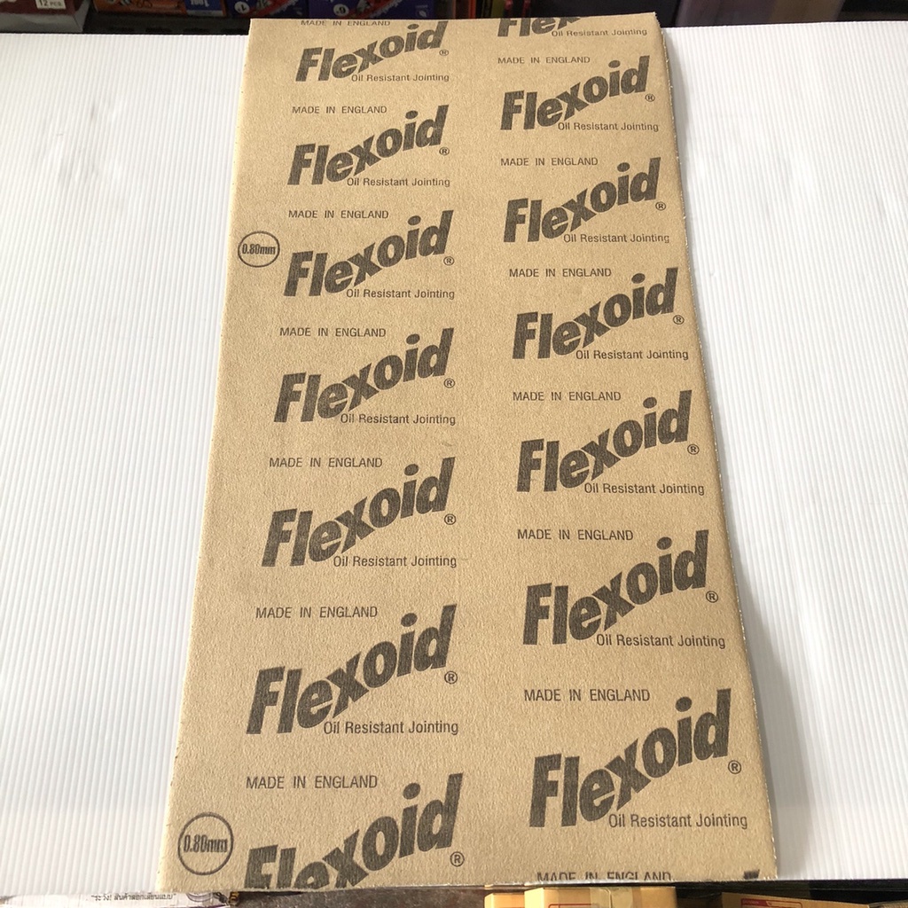ปะเก็นหนัง ปะเก็นกระดาษ หนา 0.8mm Flexoid England (ของแท้) ปะเก็นน้ำมัน ...