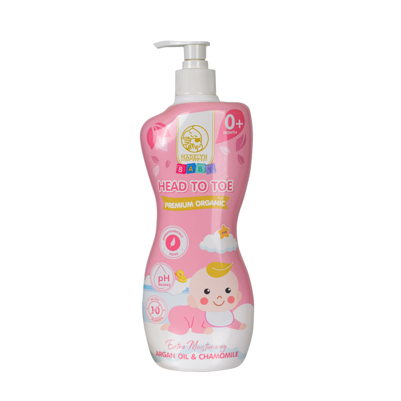 Madelyn Baby Head to toe ครีมอาบน้ำและสระผมสำหรับเด็ก สูตรอ่อนโยน ...