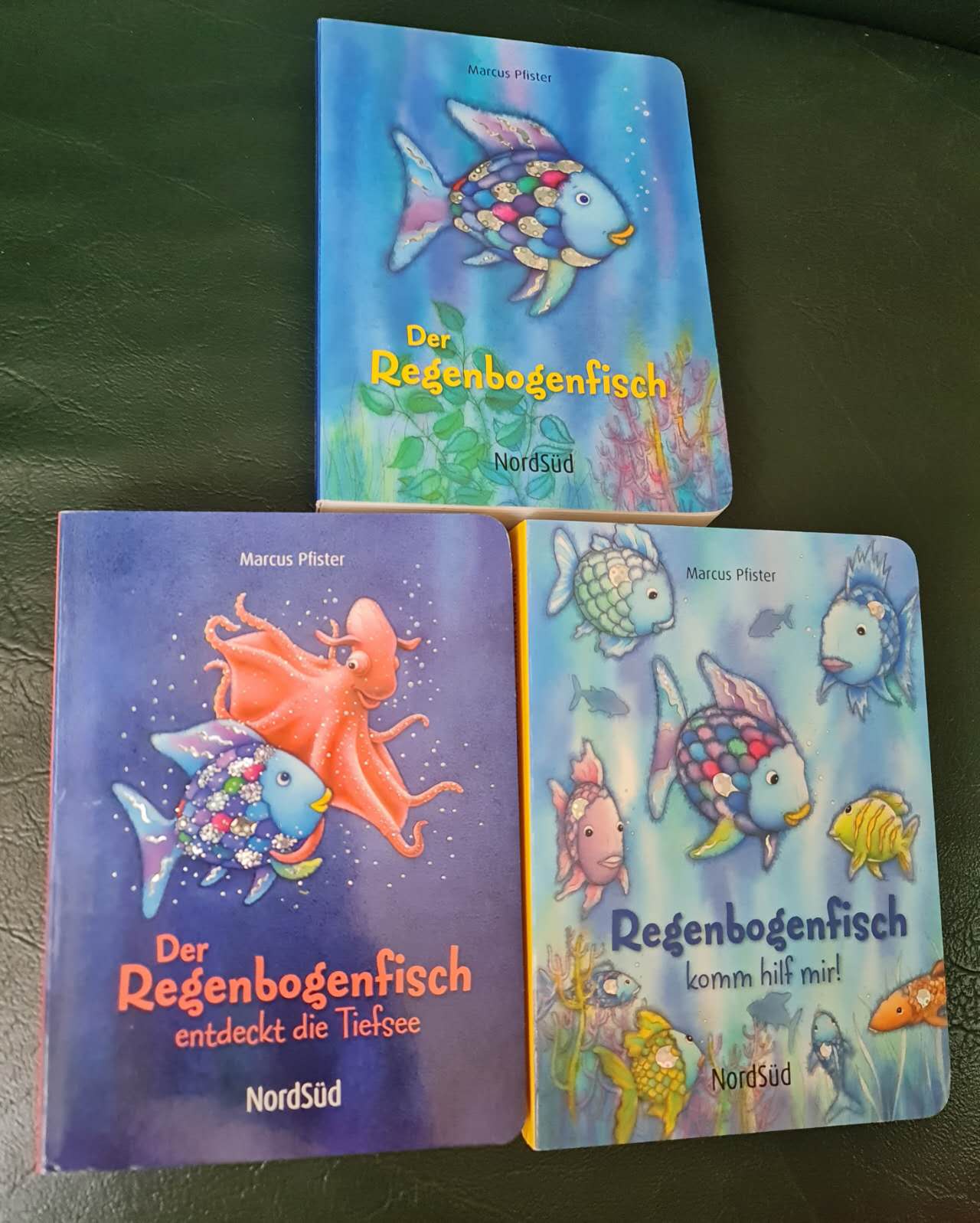 SET 3 BOOKS : Der Regenbogenfisch by Marcus Pfister - German books ...