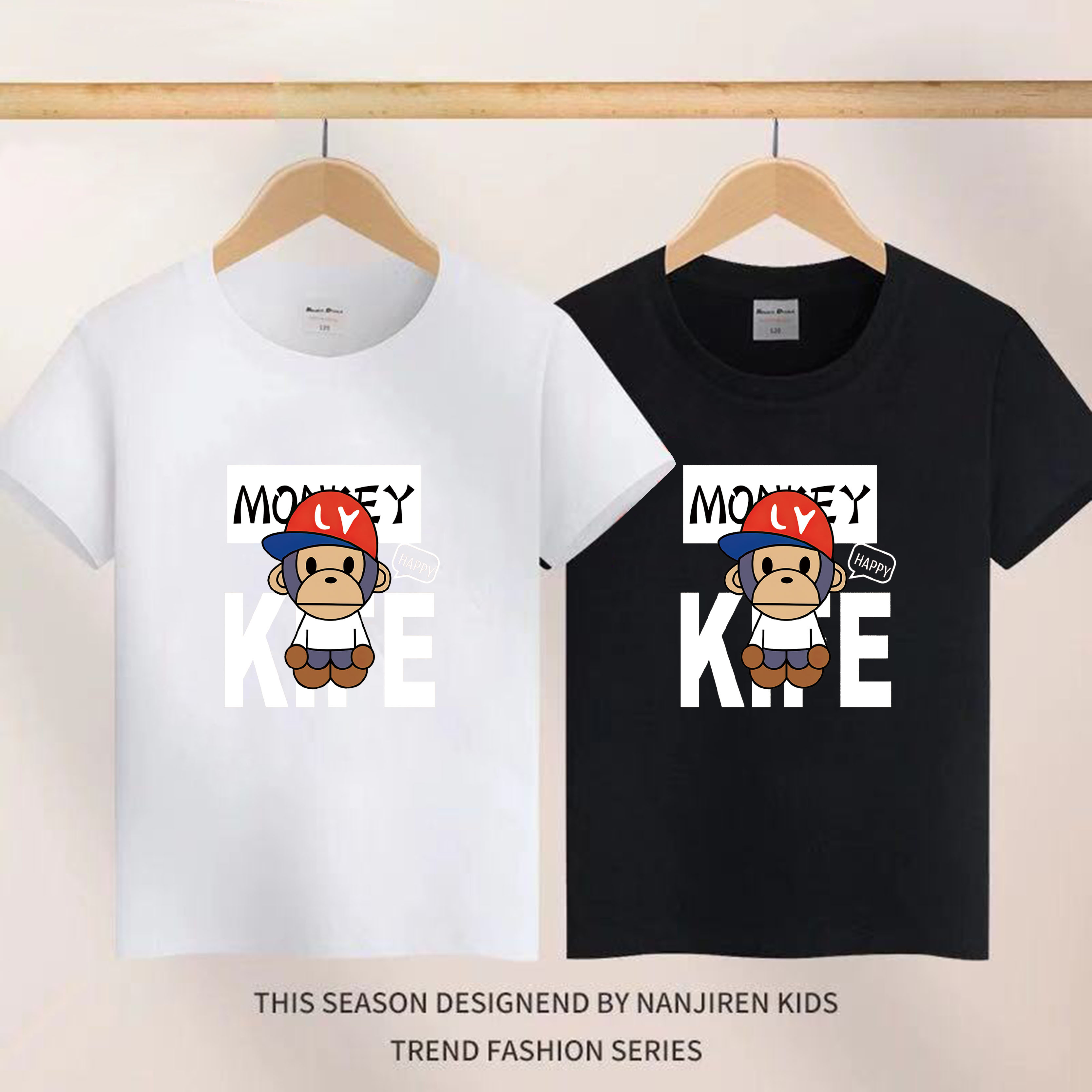 K-2019เสื้อยืดแขนสั้นเด็กลายการ์ตูนน่ารัก ผ้านุ่มใส่สบาย ลายเยอะ สีครบ ...