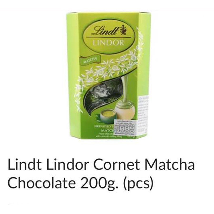 ☃☂ ช็อคโกแลต Lindt Lindor Chocolate 200 G. (7 Oz) Dark 60 Cocoa Cornet ...