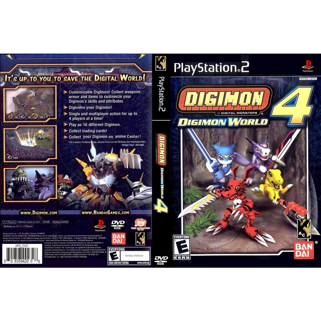 แผ่นเกมส์ PS2 Digimon World 4 คุณภาพ ส่งไว | Lazada.co.th