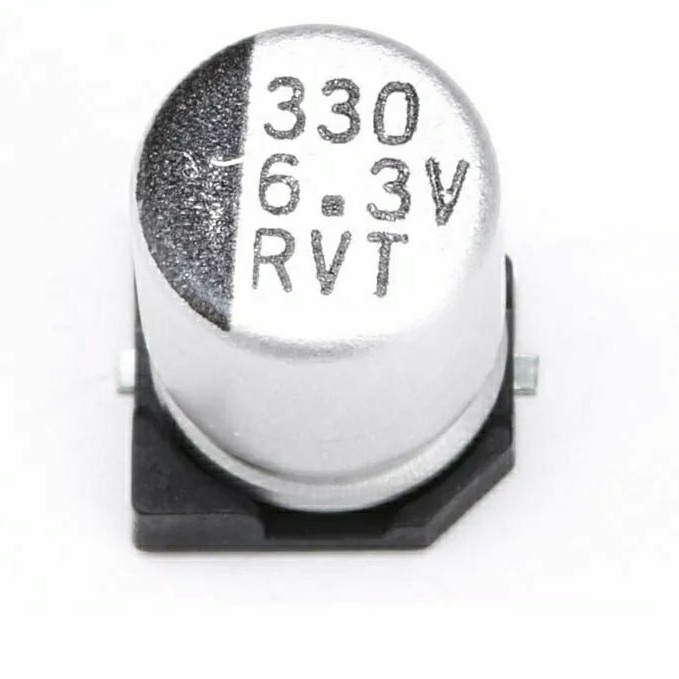 ส่งฟรี ตรงปก SMD Electrolytic Capacitor กระป๋องเงิน 330uf 6.3v 16v 25v 35v 50v - แม็กซ์007ชอป ...