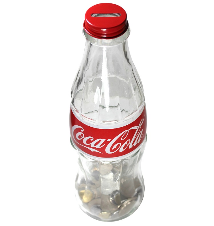 Gift boxes super-sized American van giant Coca-Cola 1 l glass bottles ...