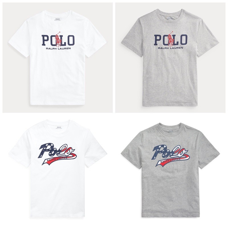 H Ralph lauren T-shirts usa collection เสื้อยืดคอกลมผ้าฝ้าย - THOM ...