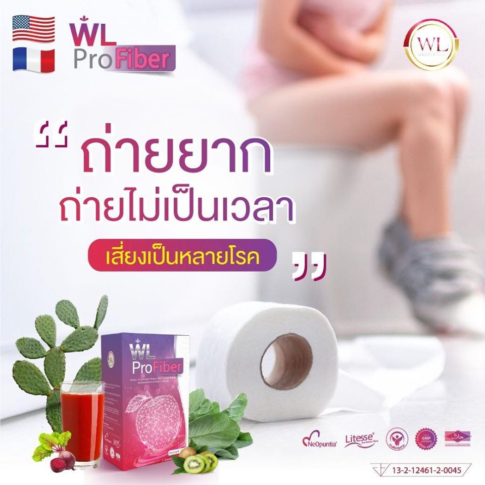 WL ProFiber Detox ดับเบิ้ลยูแอลโปรไฟเบอ ร์ดีท็อกซ์ ดีท็อก ดีท็อกสำไส้ ดีท็อกซ์ลดพุง ไฟเบอร์ ...