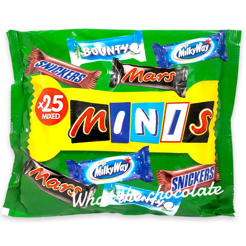 MINIS รวมช็อคโกแลตยอดฮิต 5 ชนิด ( ห่อใหญ่ 500g. ) | Lazada.co.th