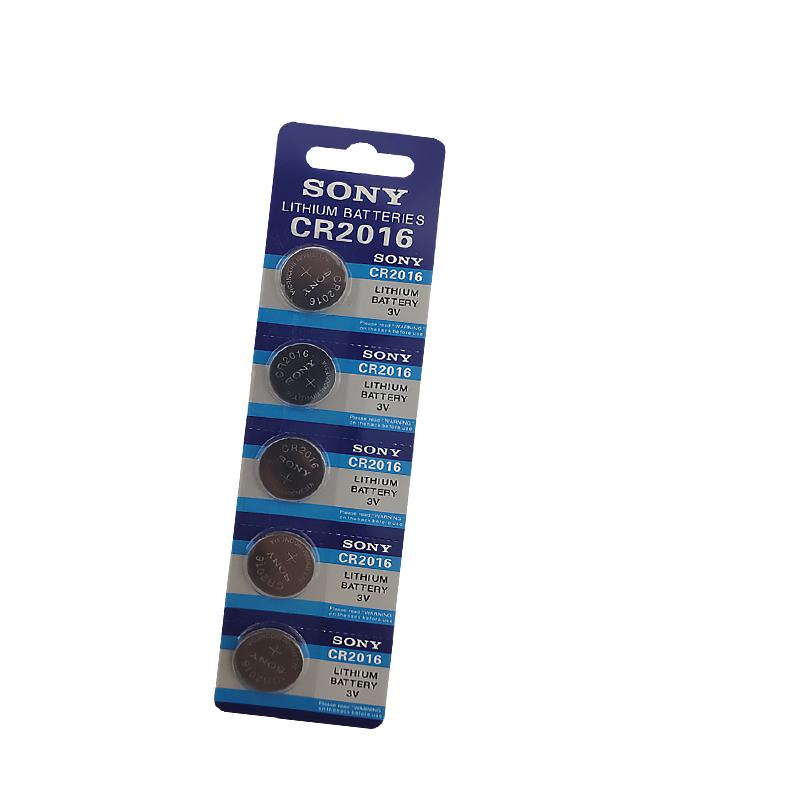 3 แพคมี 15 ก้อน ถ่านกระดุม Sony รุ่น CR2016 3V Lithium Button Battery ...