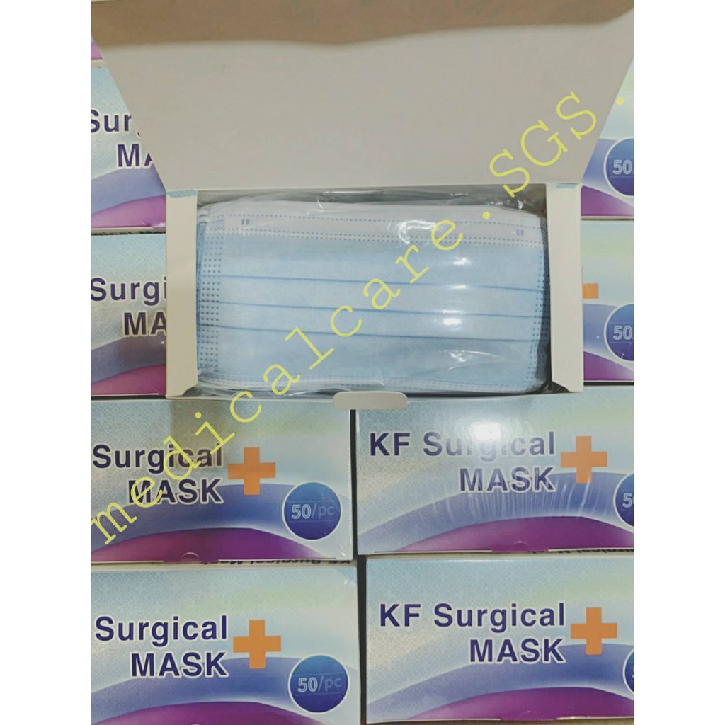 หน้ากากอนามัย KF Surgical MASK หน้ากากไทยทางการแพทย์ 3 ชั้น 50ชิ้น ...