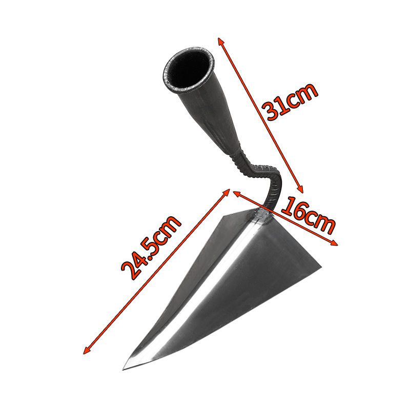 เครื่องมือฟาร์มครัวเรือนปลูกผักสามเหลี่ยม Furrow Hoe เคล็ดลับเล็กๆจอบ ...