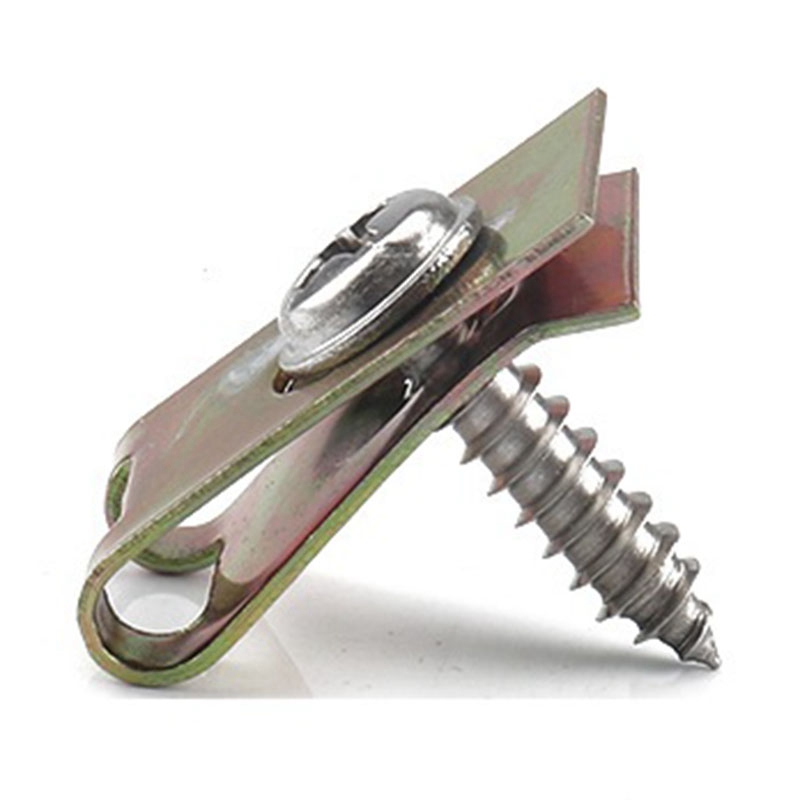 170Pcs Various Pointed Nail Clip U Nut Fixed Speed Fastener Flange Self ...