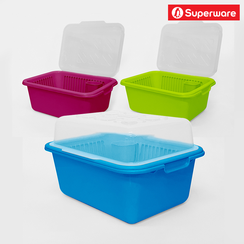 Srithai Superware ที่คว่ำจานพร้อมฝา รุ่น B-100 - Srithai Superware - ThaiPick