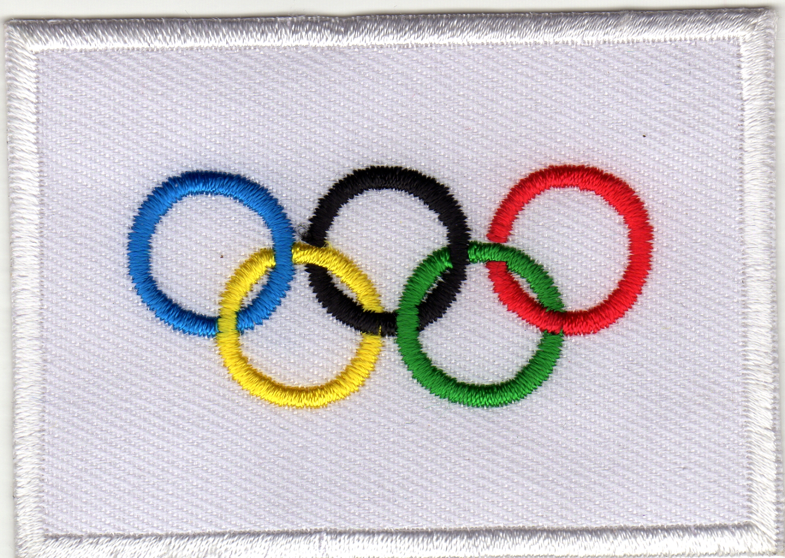 iron on patch Embroidery IOC Olympic Sport 7x5 cm โอลิมปิก กีฬา ตัวรีด ...