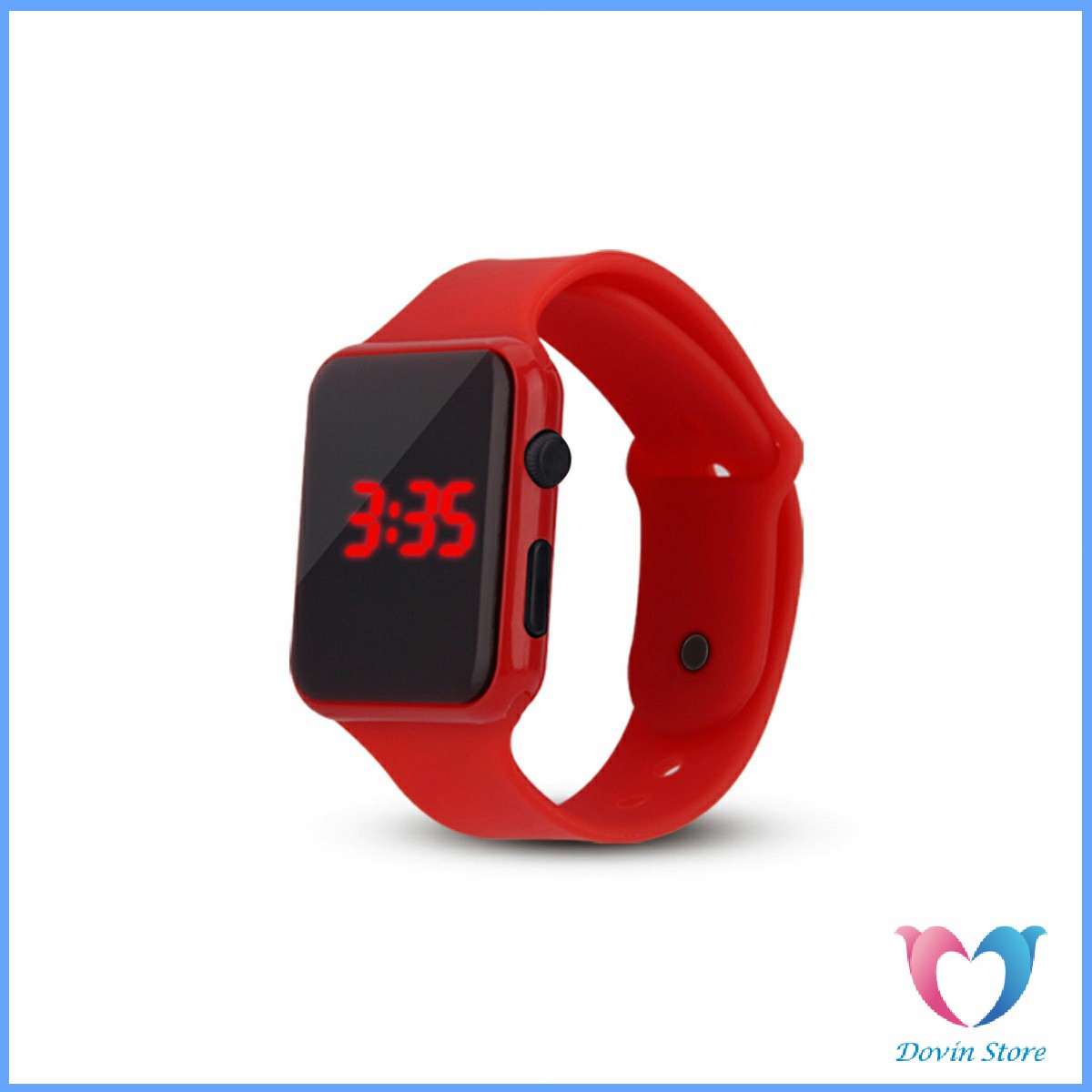 DS. นาฬิกาดิจิทัลมีไฟ LED สายซิลิโคน สไตล์สปอร์ต Fashion Watches ...