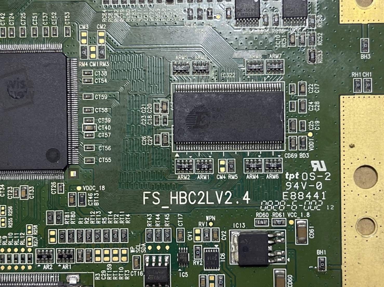 T-CON ทีคอน SONY FS_HBC2LV2.4 LTY460HB80 KLV-46V400A มือสองถอด และใส่ ...