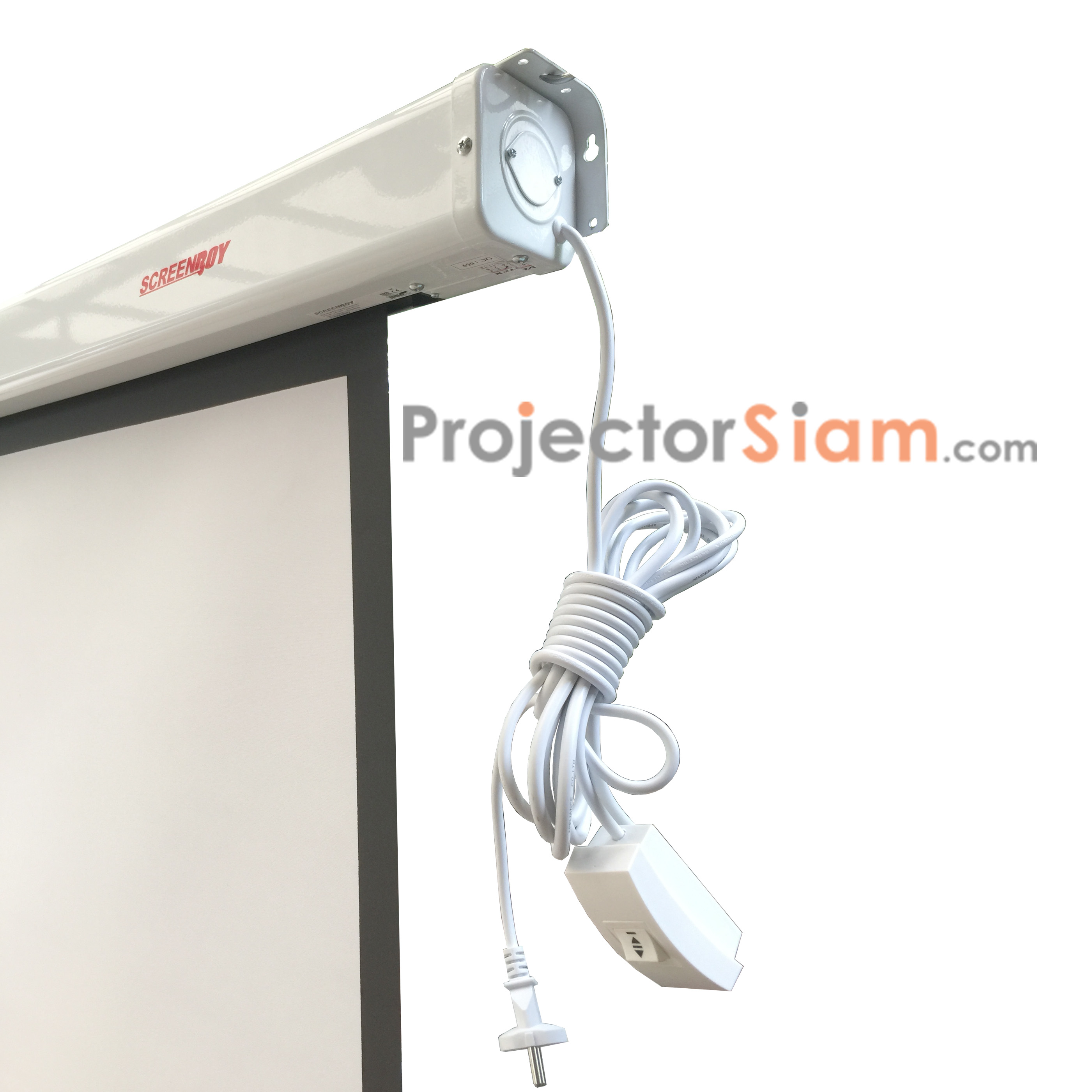 Screenboy Motor Screen 100 นิ้ว 4:3 (80 x 60 inch) (204 x 152 cm) พร้อม ...