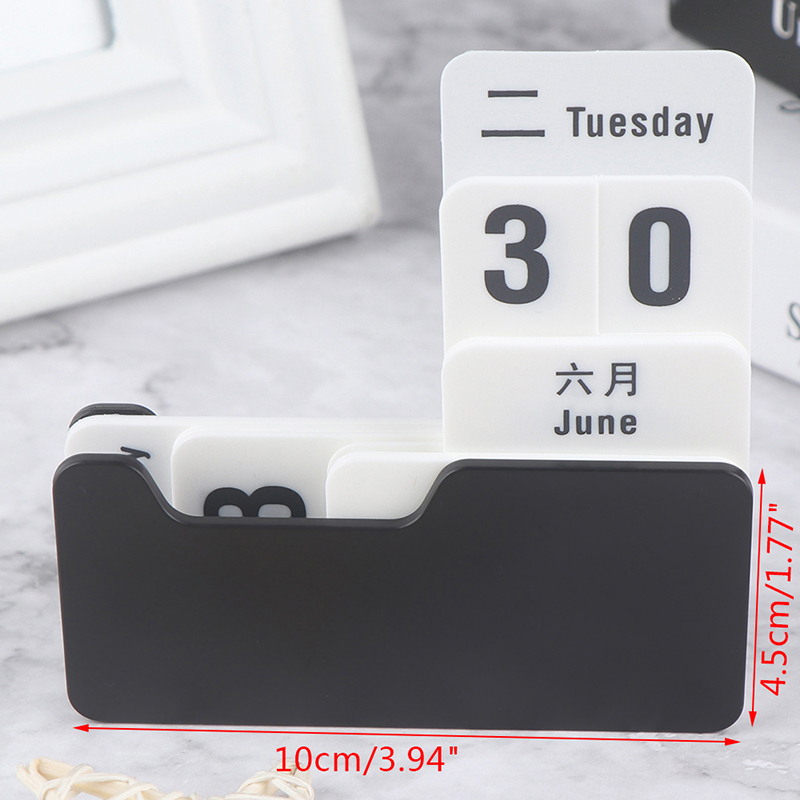 ChangAn Perpetual Calendar Diy Flip Calendar Crafts Home Office School ...