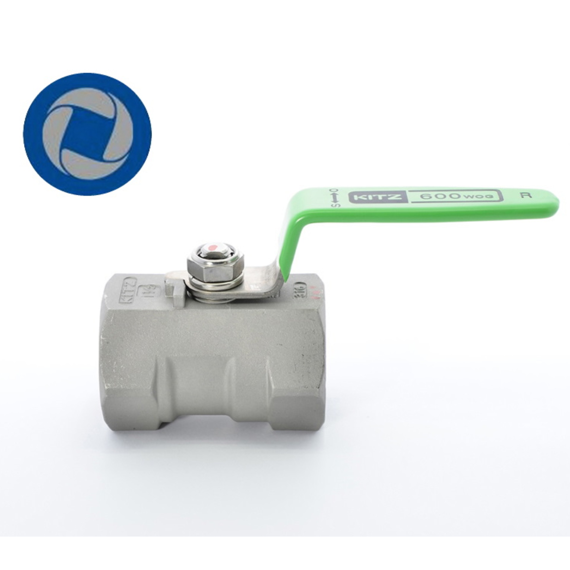 KITZ KTZ บอลวาล์ว สแตนเลส ด้ามเขียว UTKM 1/2นิ้ว(4หุน) - N.S.STEEL ...