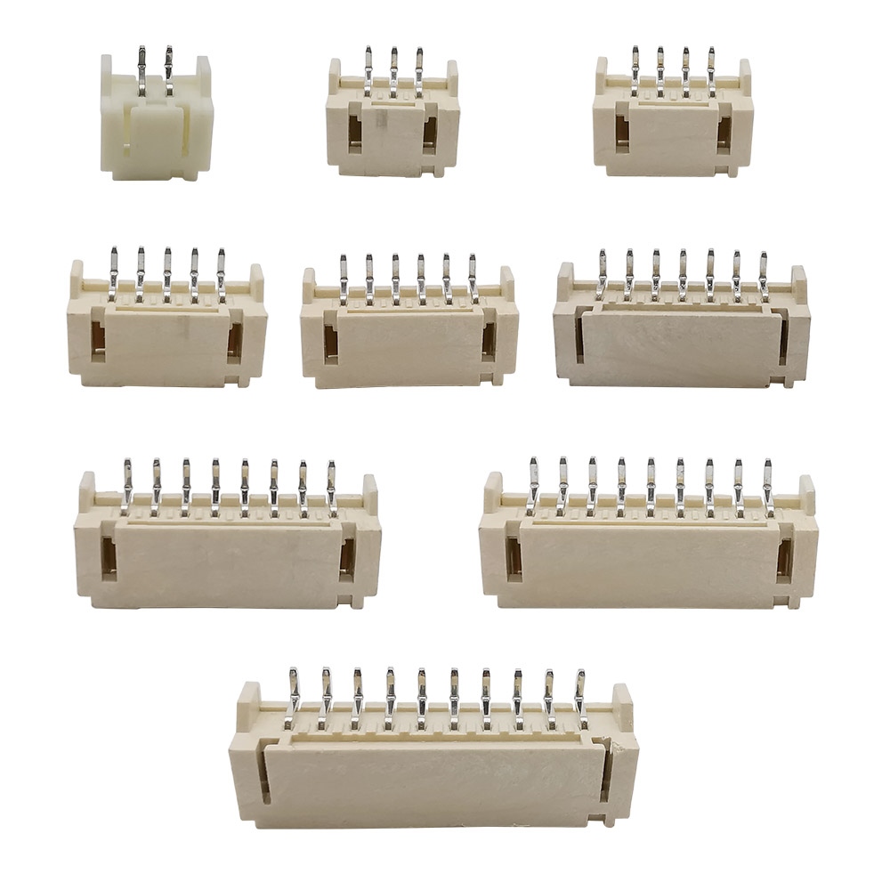 50/100Pcs PH 2.0 Pitch 2.0mm 2P 3P 4P 5P 6P 7P 8P 9P 10 Pin Horizontal SMD Socket Terminals PH2 ...