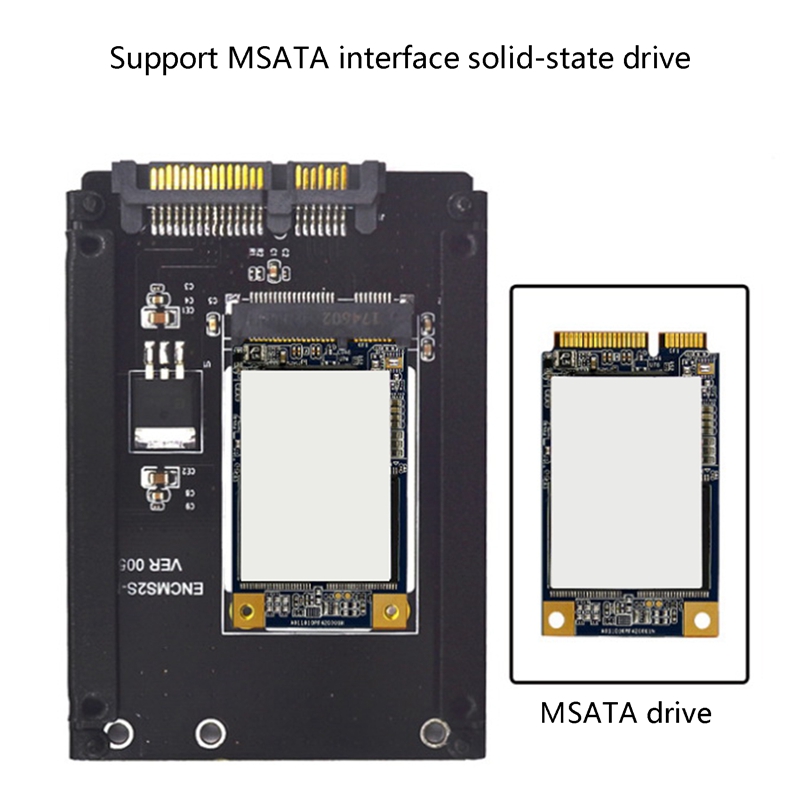 MSATA to SATA3.0 22PIN Adapter Card SSD Expansion Card 6Gbps Interface ...