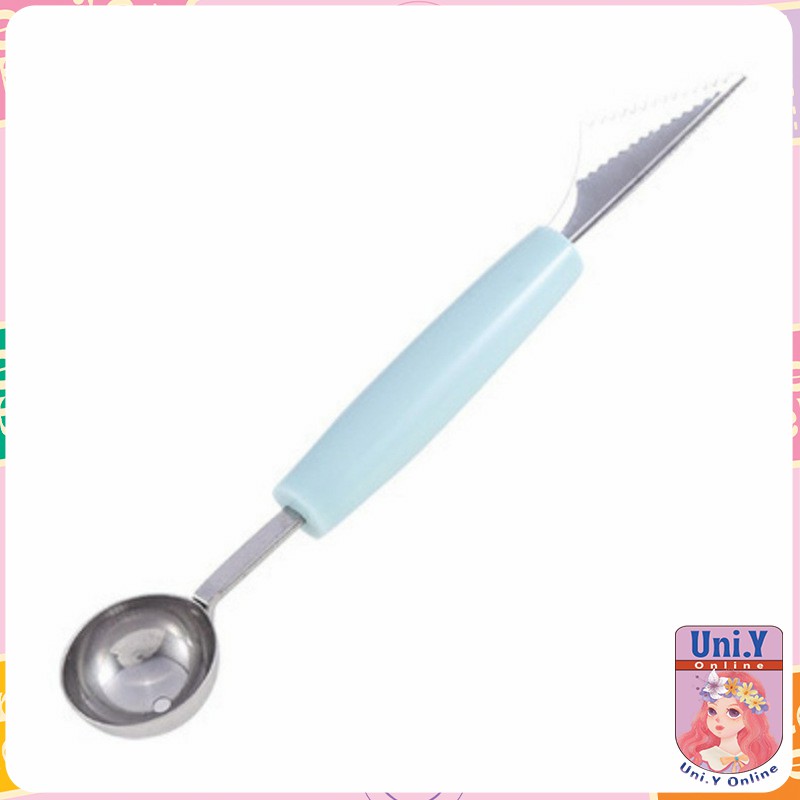 Uni.Y ที่ตักผลไม้ 2 in 1 แกะสลักผลไม้ fruit spoon | Lazada.co.th