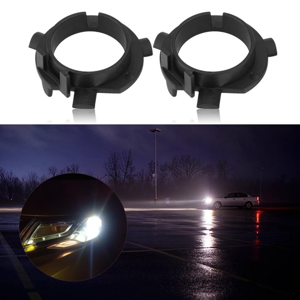1 Pair H7 LED Headlight Adapter Retainer Holder for KIA K4 K5 Sorento ...