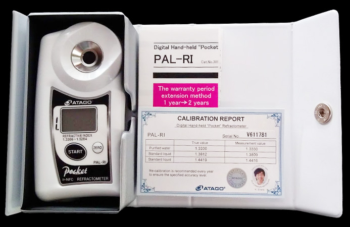 ATAGO รุ่น PAL-RI เครื่องวัดดัชนีหักเหของแสง Refractive Index ...