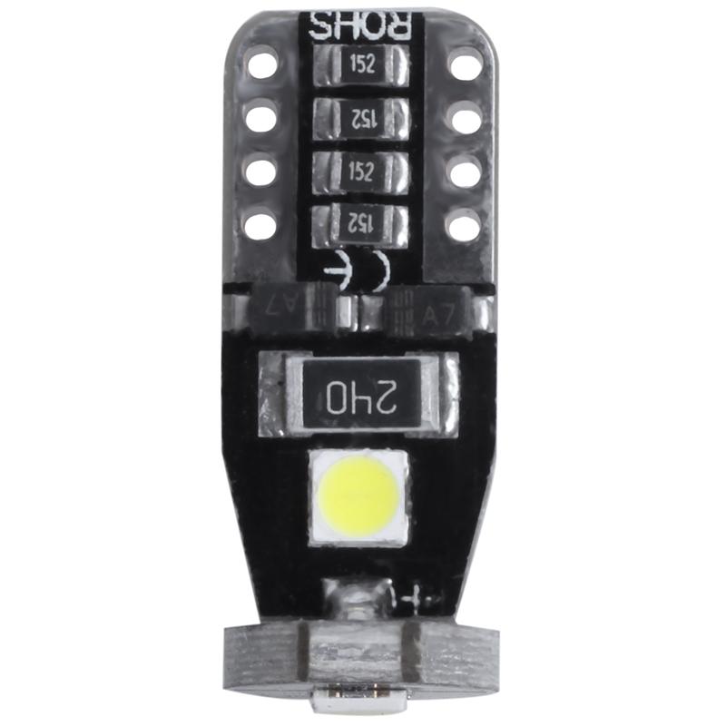 Pack Of 12-194 168 2825 W5W T10 Led Light Bulb 10-30V White Extremely ...