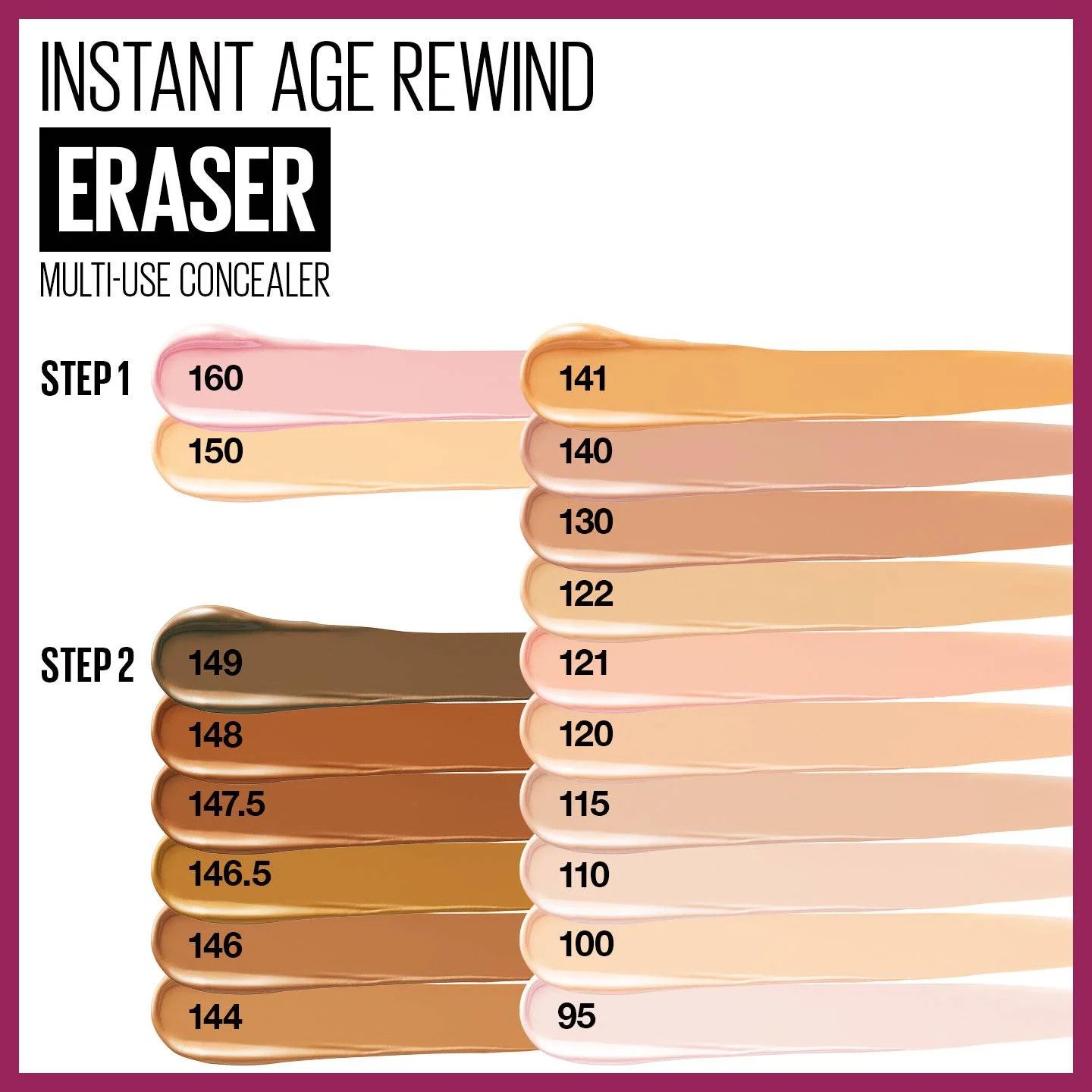 พร้อมส่ง MAYBELLINE Instant Age Rewind Eraser Concealer 160 Brightener ...